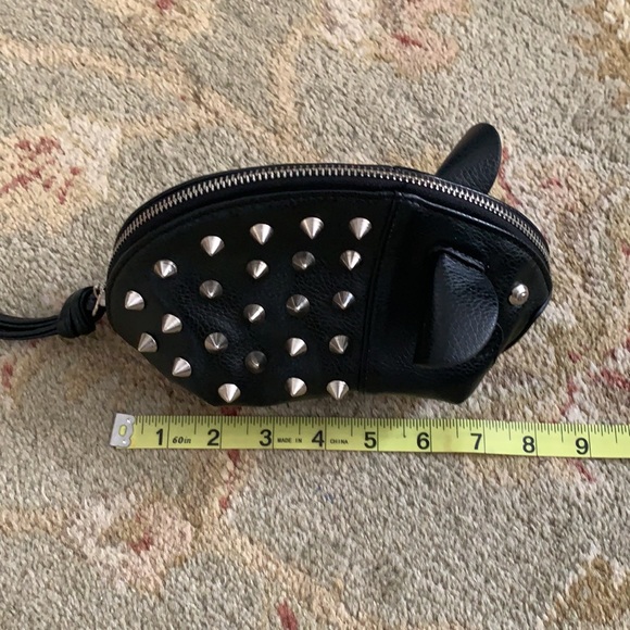 Fiona Lang London | Bags | Fiona Lang London Black Spiked Mouse Clutch ...